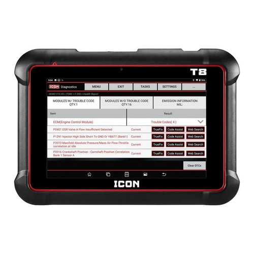 ICON T8 Professional Intelligent Diagnostic Scanner MRDS-T8 57740 for ...