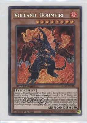 2022 Yu-Gi-Oh! Speed Duel GX: Academy Box 1st Edition Volcanic Doomfire ...