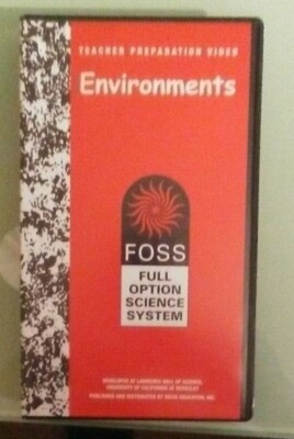 foss ENVIRONMENTS teacher preparation video VHS VIDEOTAPE | eBay