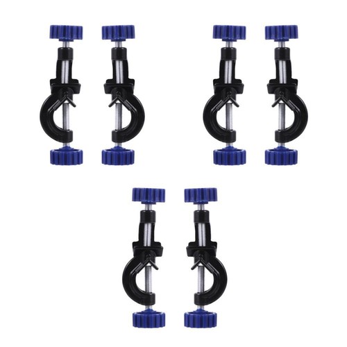 3 Pack Blue Knob Universal Clip Adjustable Laboratory Clamp Holder ...