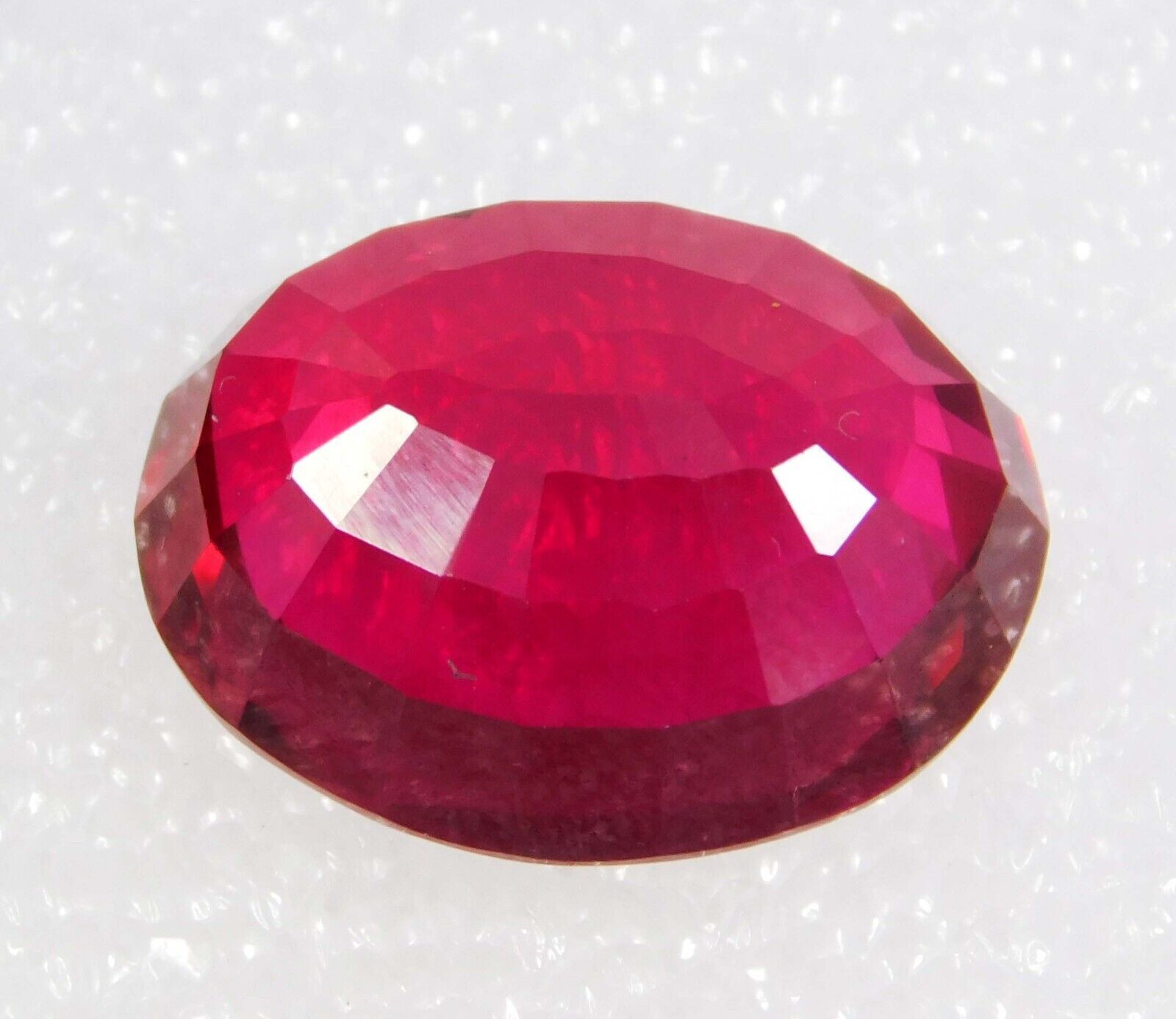 Certifié 16,50 ct naturel rubis rouge du Mozambique taille ovale pierre ...