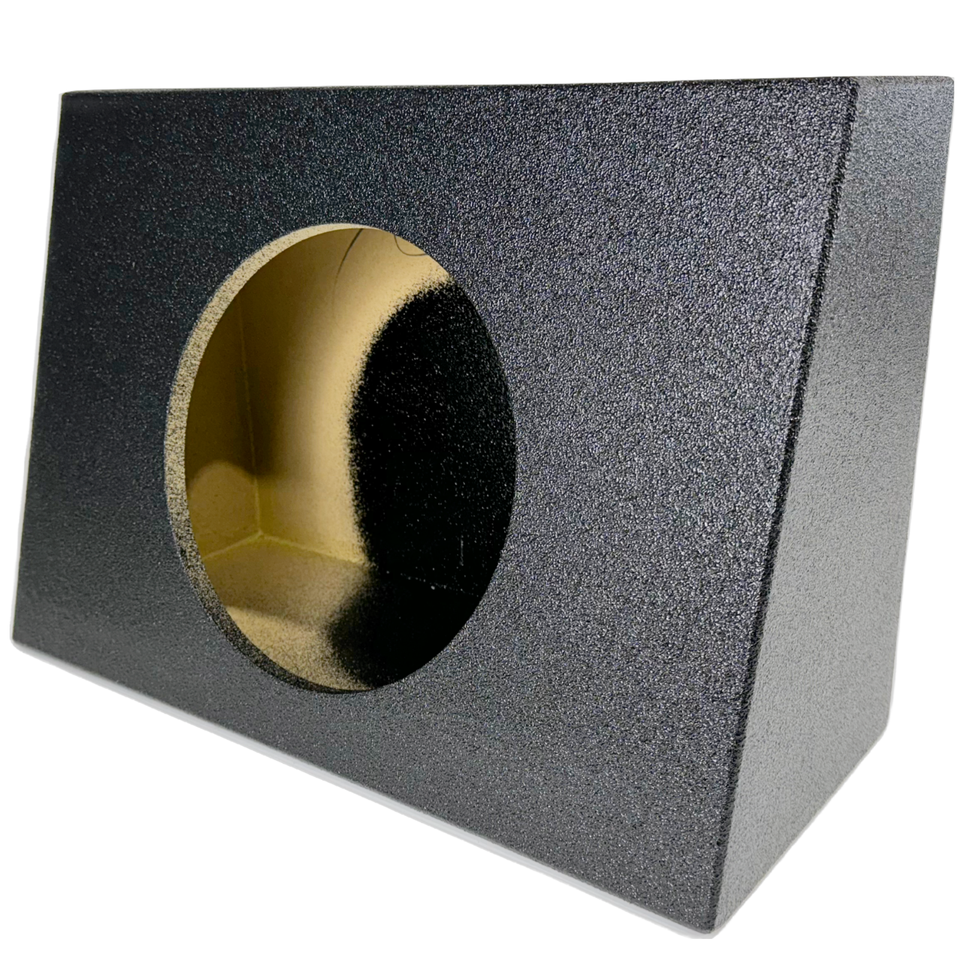 Single 10" Subwoofer Angled Single Cab Under Seat Truck Sub Box ...
