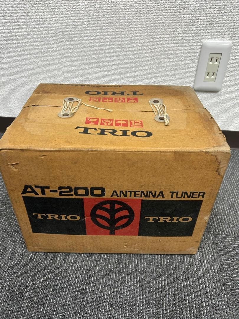 TRIO Kenwood AT-200 Antenna Tuner 1.8-28MHz Coupler HF Band SWR Meter ...