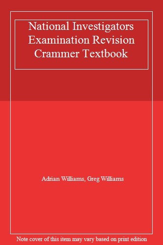National Investigators Examination (NIE) Revision Crammer Textbo | eBay