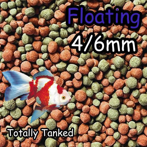 TANKED Goldfish & Koi Pellets 4/6mm 4.5KG Floating Fish Food Tank Pond ...