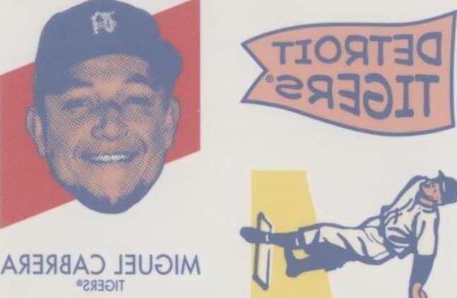 2020 Topps Heritage - 1971 Topps Baseball Tattoos Miguel Cabrera #25 ...