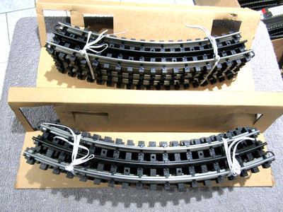 K line Super Snap Track Lot of 8 O-31 Curve Sections 31" Circle NEW ...