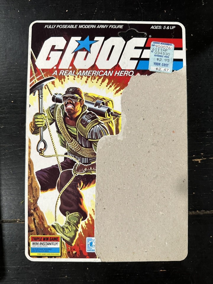 Vintage GI Joe ARAH Alpine Full Card Back File Card | eBay