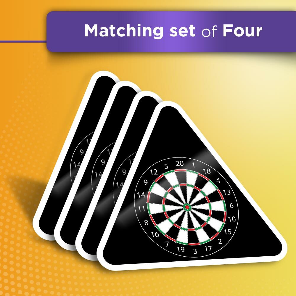 4x Triangle Stickers - Dart Board Darts Game #4643 | eBay