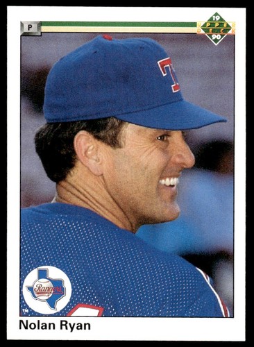 1990 Upper Deck Nolan Ryan Texas Rangers #544 | eBay