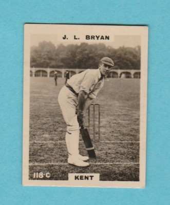 CRICKET - G. PHILLIPS - RARE PINNACE CRICKETER - BRYAN OF KENT - 1924 ...
