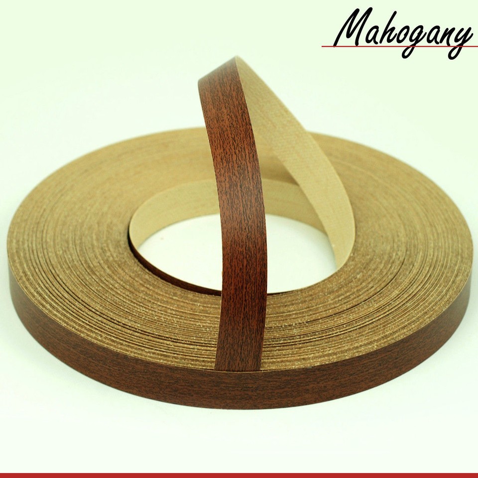 Melamine Pre Glued Iron on Edging Tape Banding Veneer Strip 20mm ...