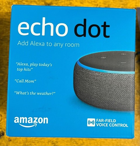 Amazon Echo Dot Black (3rd Generation) Smart Speaker with Alexa | eBay