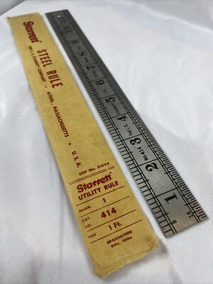 Rules - Used Starrett Rules