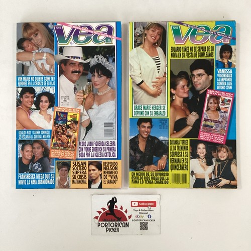 1993 TV GUIDE MAGAZINE REVISTA VEA #1262 & #1263 PUERTO RICO PR ...