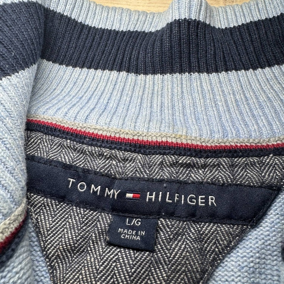 Tommy Hilfiger quarter zip - size large | eBay UK