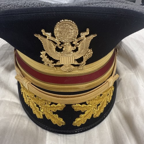 US Army Field Grade Service Cap, Dress Blue, Logistics Professional ...