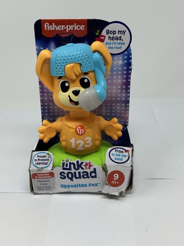 Fisher-Price Baby Learning Toy Link Squad Opposites Fox With Music And ...
