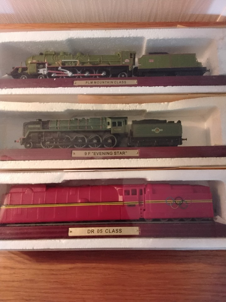 3 Vintage ATLAS Collectable MODEL LOCOMOTIVE Still In Box Great ...