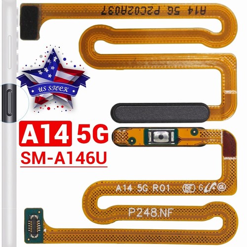 For Samsung Galaxy A14 5G Power Button Fingerprint Sensor Flex Cable ...