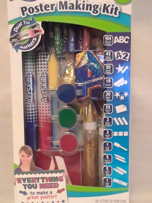 ArtSkills Poster Making Kit 278 Pieces NIB | eBay