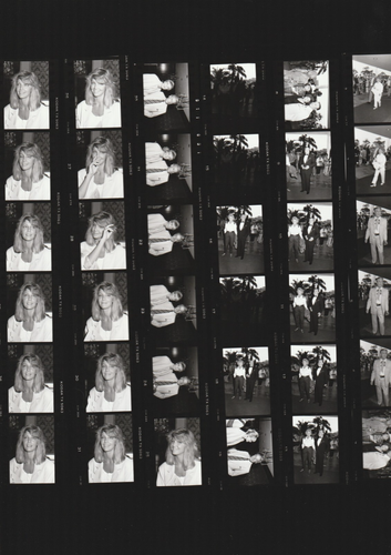 Contact Photo Sheet & Negatives Linda Evans Locklear Richard Anderson ...