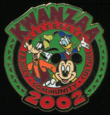DLR Kwanzaa 2002 FAB 3 Mickey Donald Goofy LE Disney Pin 17927 | eBay