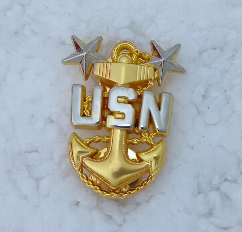 Us Navy Cap Device E9 Master Chief