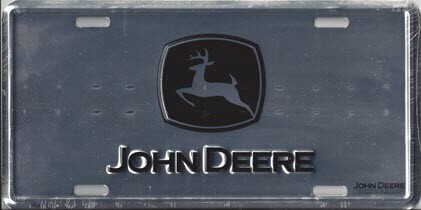 John Deere Dear Deer Logo Jon American USA Plates Licence Sign license ...