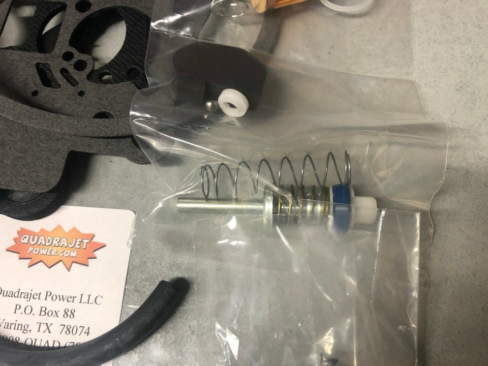 Quadrajet Complete Custom Premium Rebuild Kit With Float Filter For ...