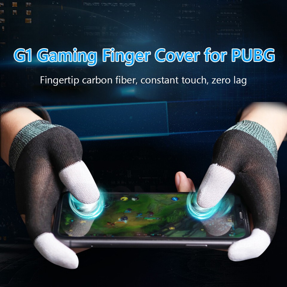 1 Pair Gamer Gloves Anti-slip Fingertip Cover Thumb Gloves for PUBG ...