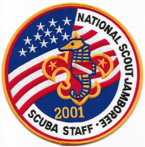 Scuba Staff Jacket Patch 2001 National Jamboree Boy Scouts BP | eBay