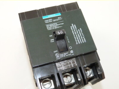Siemens BQD350 3p 50a 240/480v Circuit Breaker NEW 1yr Warranty | eBay