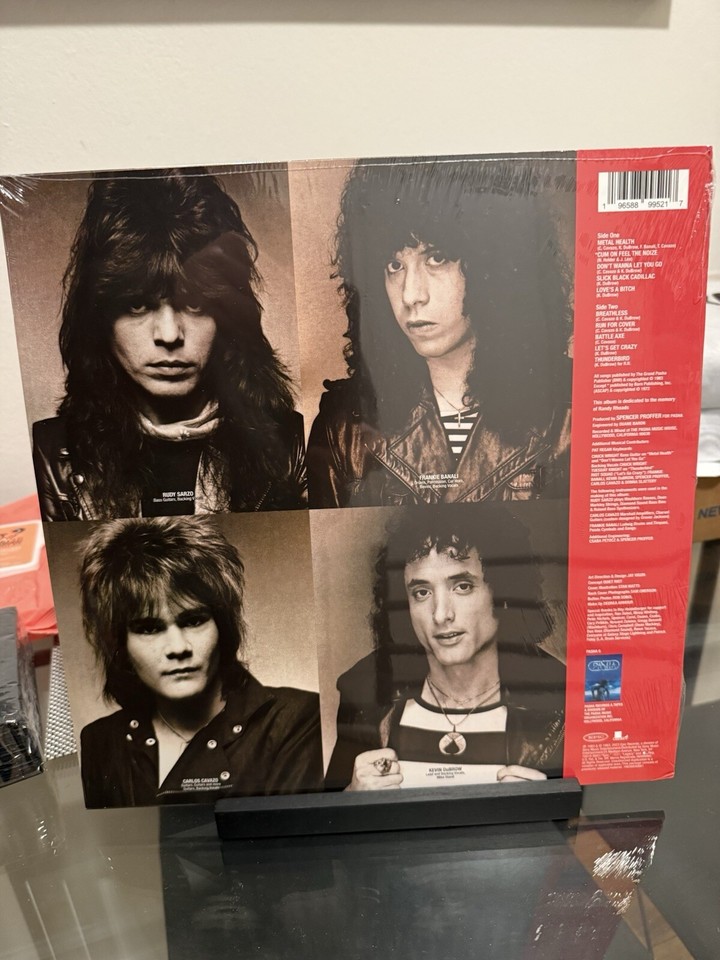 Quiet Riot Metal Health LP Vinyl Record 12" NEW Sealed - Heavy Metal ...