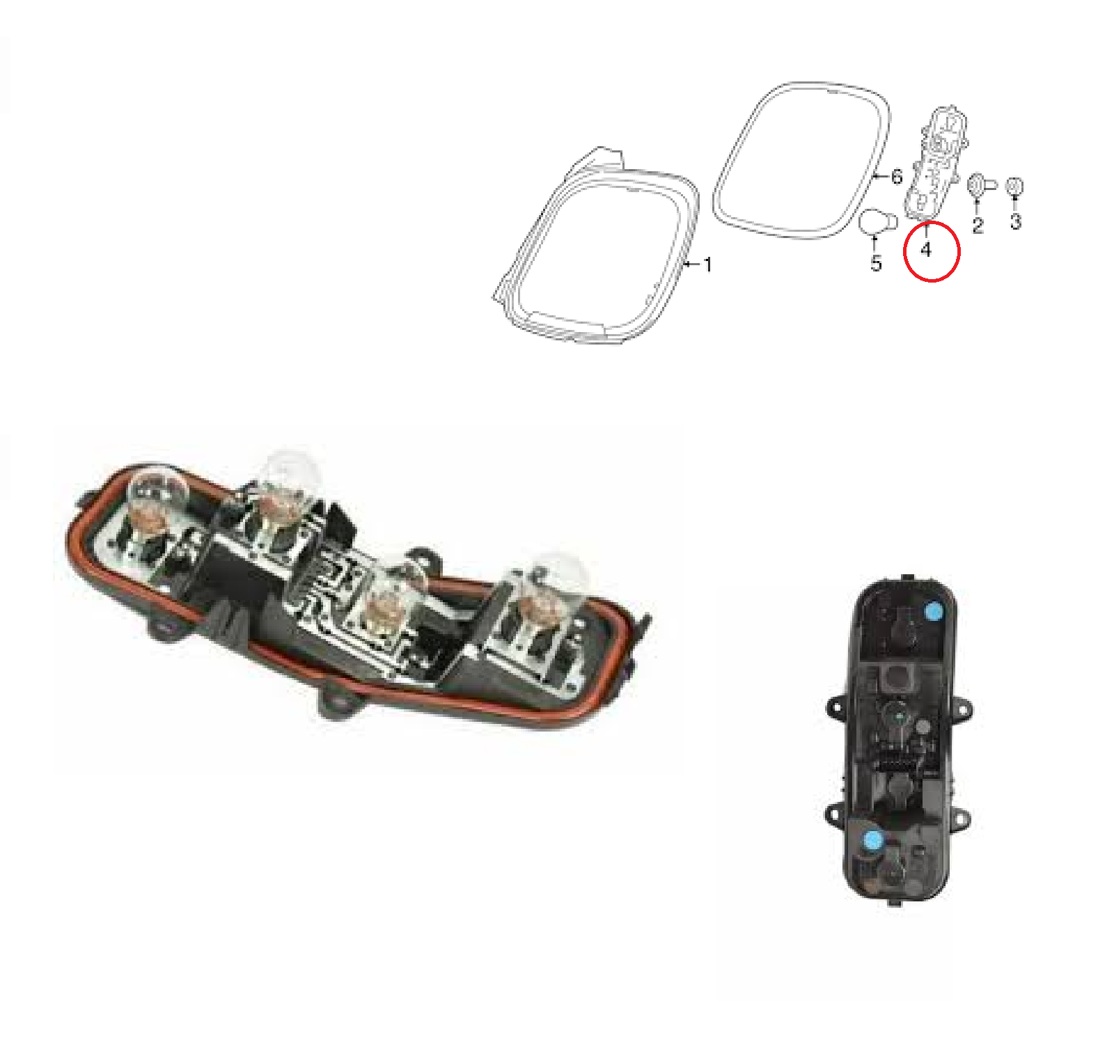 2016-2022 FIAT 500X TAIL LAMP LIGHT SOCKET OLSA ORIGINAL 68290191AA | eBay