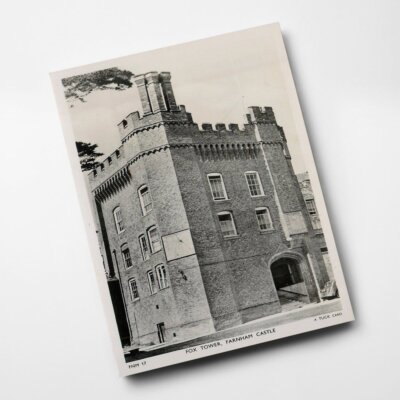 A3 PRINT - Vintage Surrey - Fox Tower, Farnham Castle | eBay UK