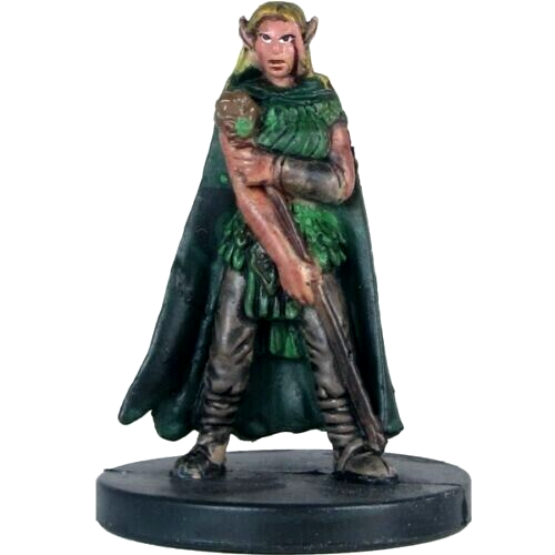D&D Miniature - FEMALE ELF DRUID #17 (PHB Heroes Series - RARE FIGURE ...