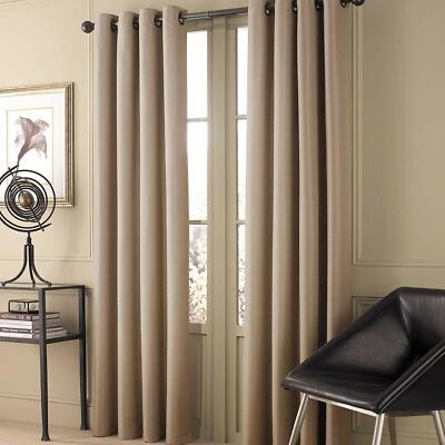 Valeron Stradivari Window Curtain Panel, Natural 54" x 120" | eBay