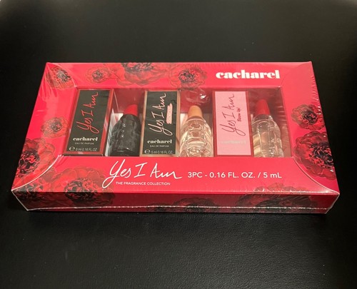 Cacharel Yes I Am Collection 3 Piece Gift Set Eau De Parfum Spray NEW Sealed 608940585535 | eBay