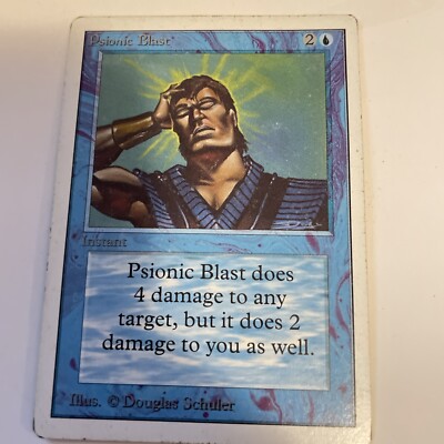 MTG Magic The Gathering Unlimited Psionic Blast English | eBay