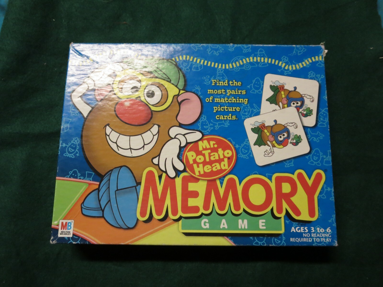 Mr. Potato Head Memory Game, Milton Bradley | eBay
