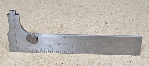 Starrett No. 1025 - 6" stainless steel pocket slide caliper - Made in ...