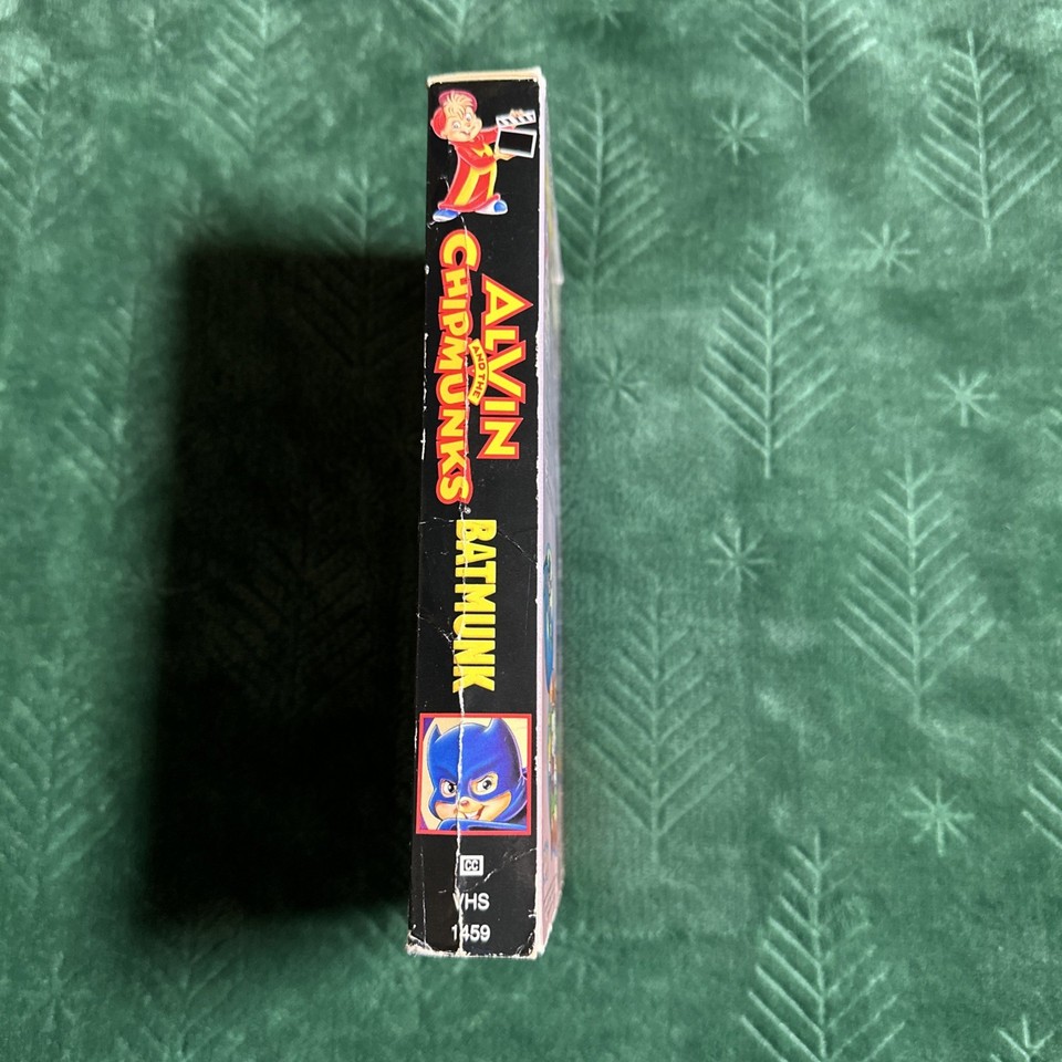 Alvin and the Chipmunks Batmunk (1992) VHS Animated Adventure ...