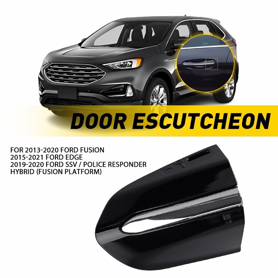 Exterior door Handle Keyhole Lock Bezel Cover For 2013-2020 Ford Fusion ...