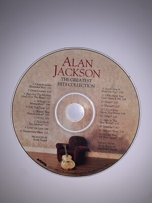 Alan Jackson~The Greatest Hits Collection~CD~1995 DISC ONLY M | eBay
