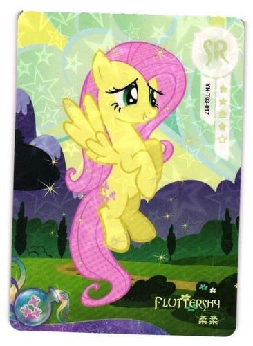 FLUTTERSHY SR YH-T03-017 KAYOU Proxy My Little Pony CCG Collectible ...