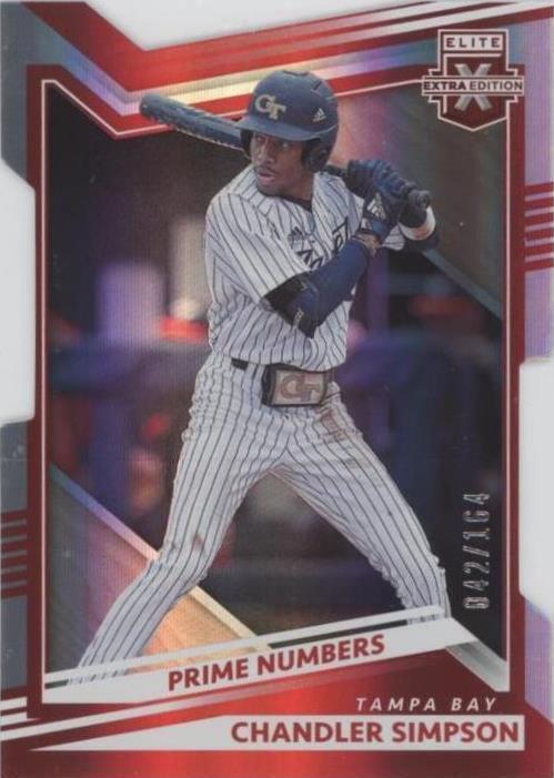 2022 Panini Elite Extra Edition - Chandler Simpson #70 Prime Numbers C ...