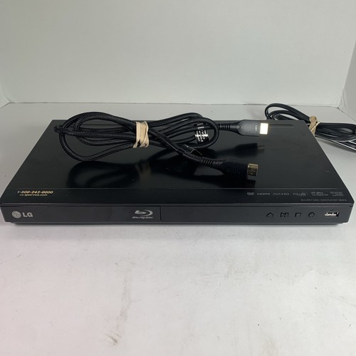 LG Blu-Ray DVD Player HDMI 1080p Full HD Dolby DTS W/HDMI Cable BD610 ...