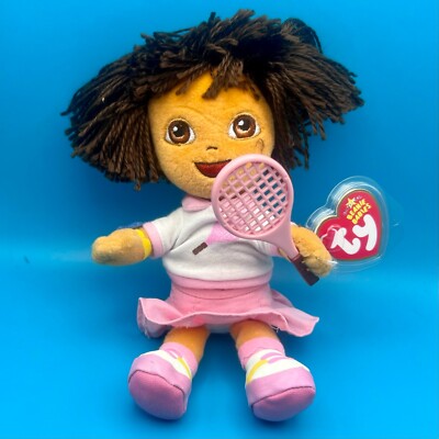 TY Beanie Baby - DORA the Explorer (Dora Del Tenis Version) (7 inch) | eBay