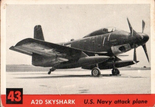 1956 Topps, Jets, #43 A2d Skyshark Airplane B244 | eBay